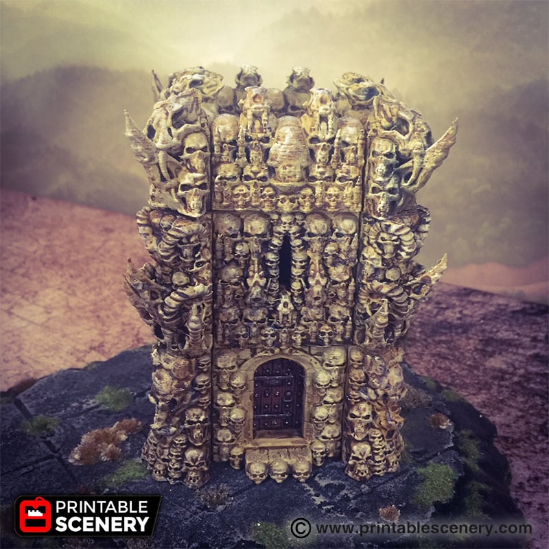 Necromancer's Tower - Printable Scenery