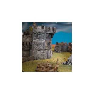 3D Printable Octagon Castle Wall Pack