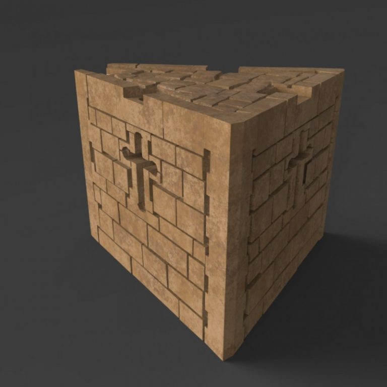 3D Printable Octagon Castle Wall Pack