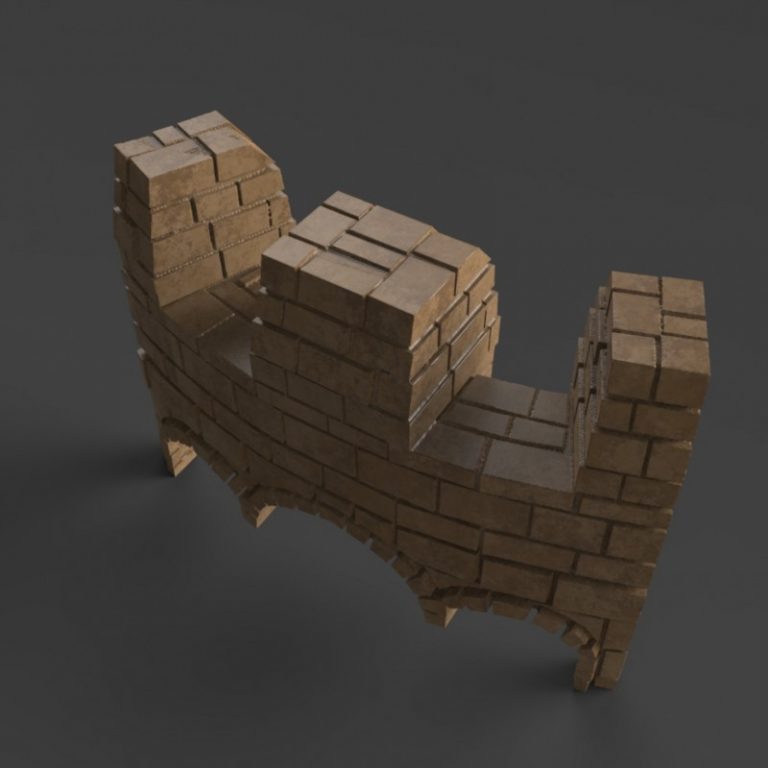 3D Printable Octagon Castle Wall Pack