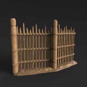 3D Printable Maori Pa Stockade