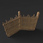 Maori Pa Stockade – Printable Scenery
