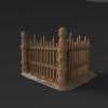 3D Printable Tribal Stockade Medium