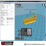 3D Printable Tribal Stockade Small