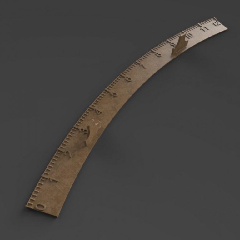 3D Printable Curved Rulers