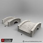 Stone Footbridge - Printable Scenery