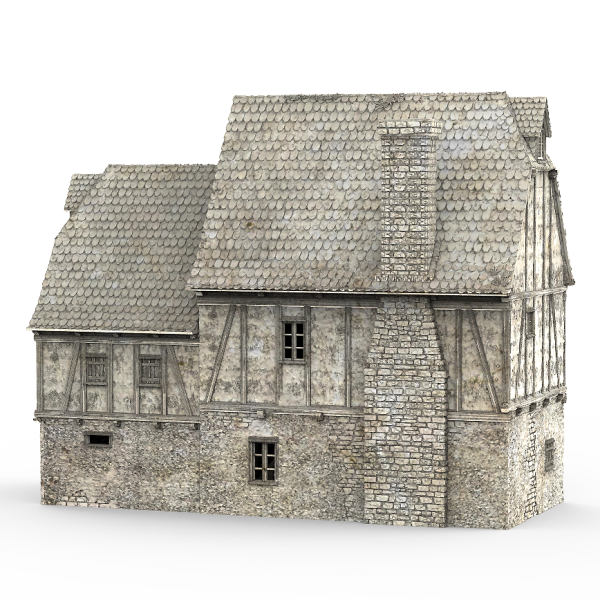 Medieval House – Printable Scenery