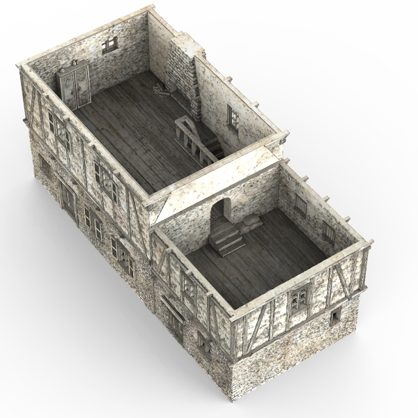 Medieval House – Printable Scenery