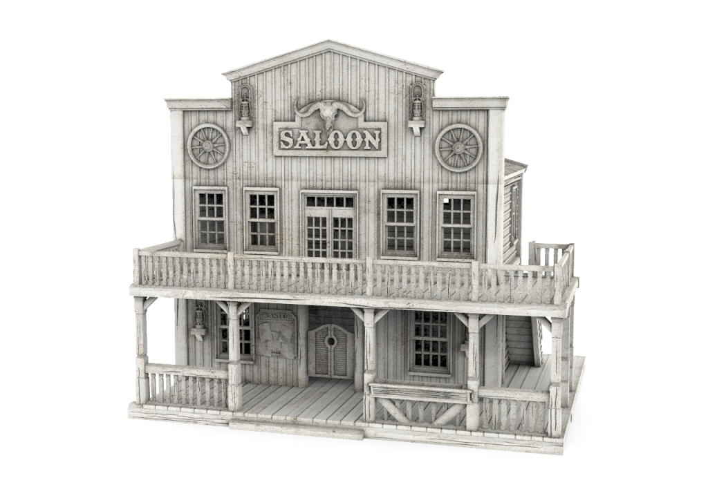 Saloon - Printable Scenery