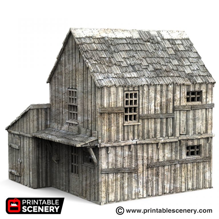 The Miners Shack - Printable Scenery