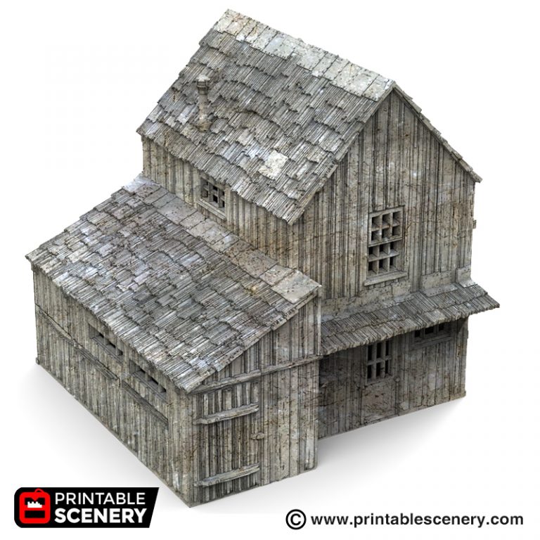 The Miners Shack - Printable Scenery