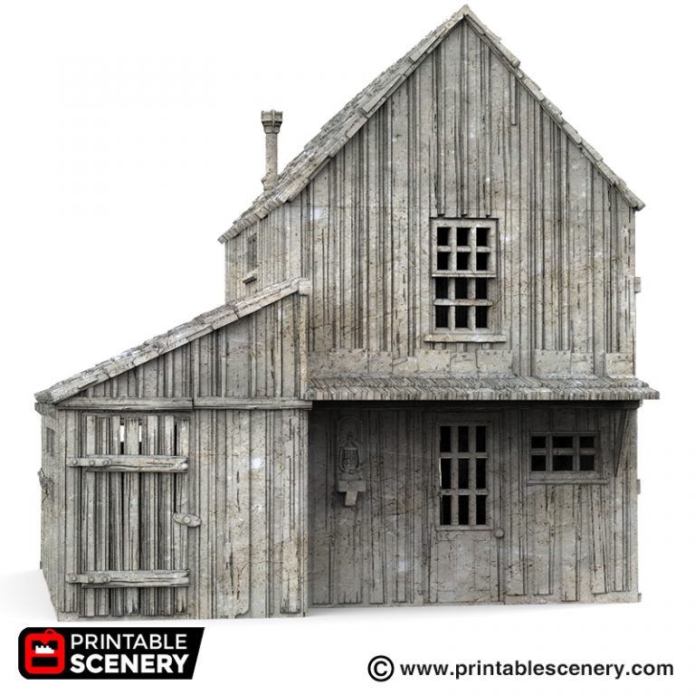 The Miners Shack - Printable Scenery