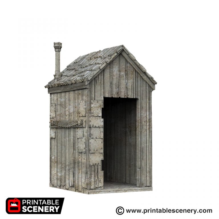 The Miners Shack - Printable Scenery
