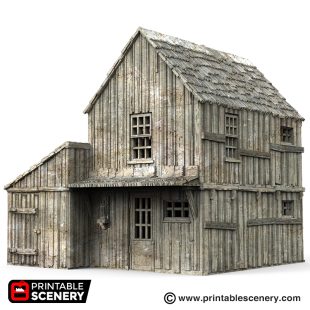 The Miners Shack - Printable Scenery