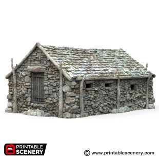 The Stone Barn - Printable Scenery