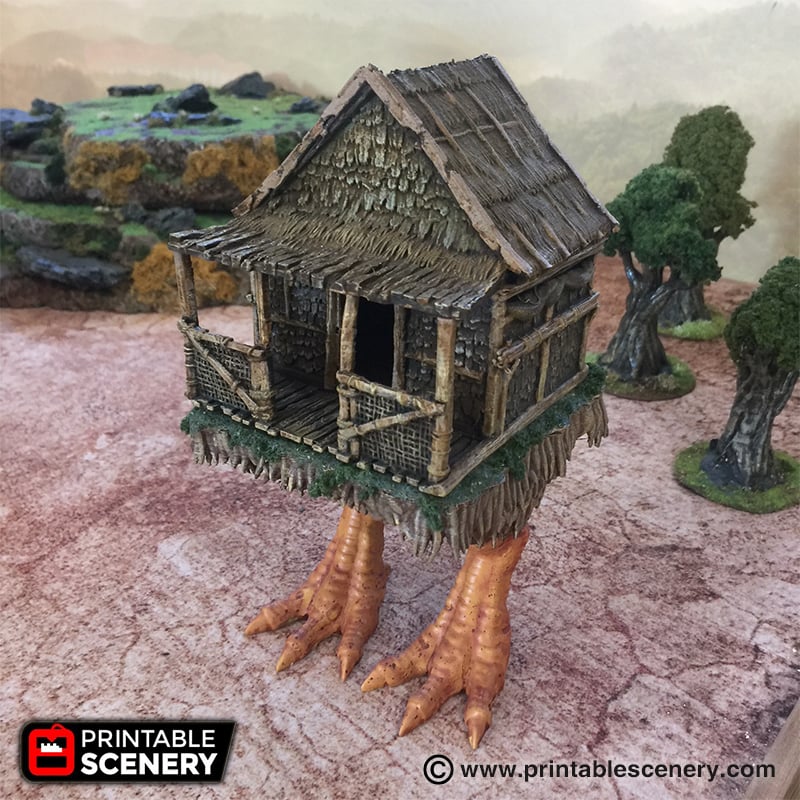 Walking Hut Bundle - Printable Scenery