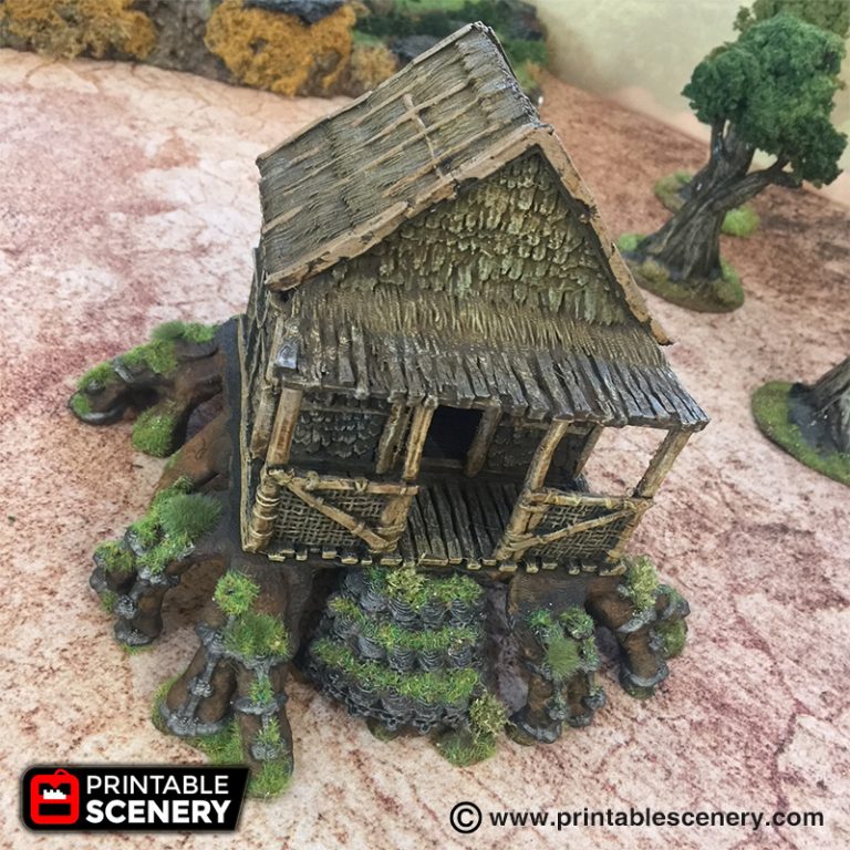 Walking Hut Bundle - Printable Scenery