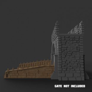 3D Printable Winterdale Drawbridge