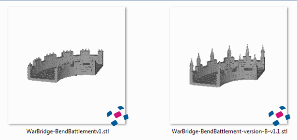 3D Printable Winterdale Crenelation