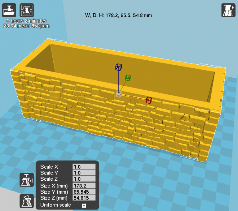 3D Printable Citadel Wall