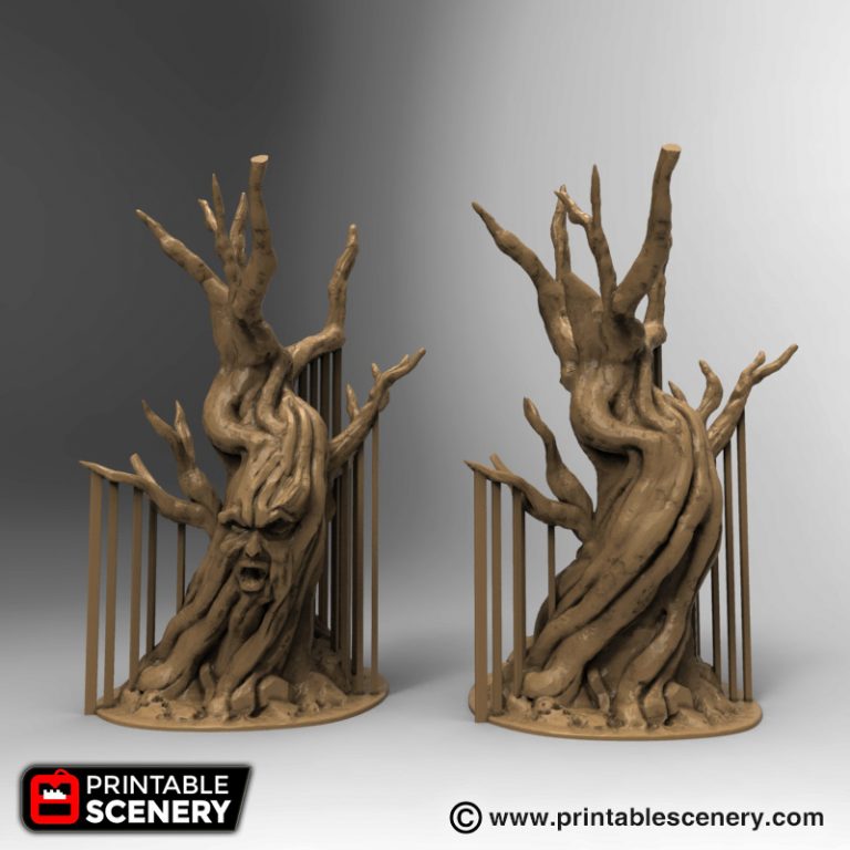 3D Printable Winterdale Gnarly Tree Pack