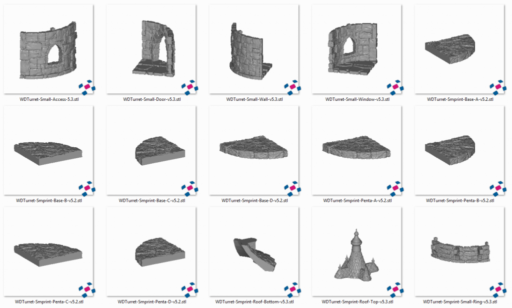 3D Printable Turret Cupola