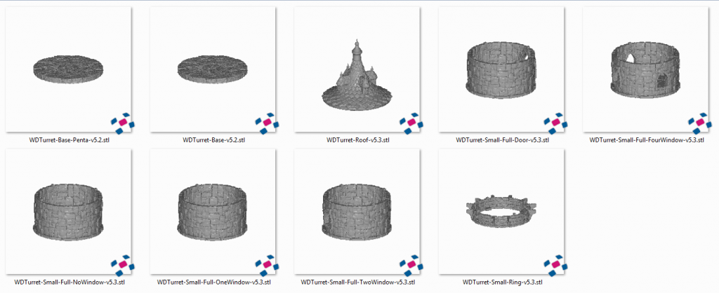 3D Printable Turret Cupola
