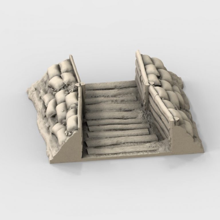 3D Printable WW2 Trenches