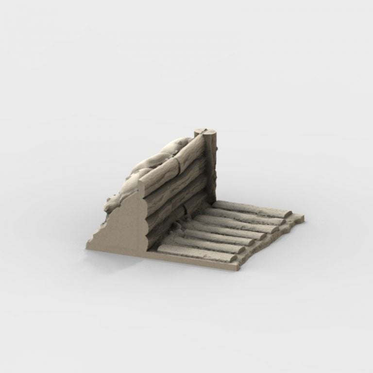 3D Printable WW2 Trenches