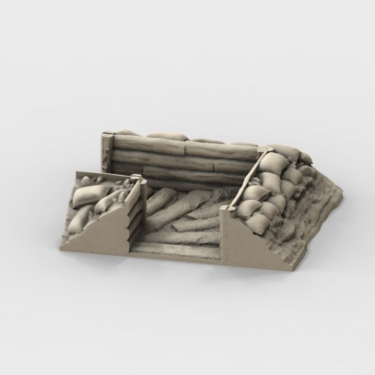 WW2 Trenches – Printable Scenery