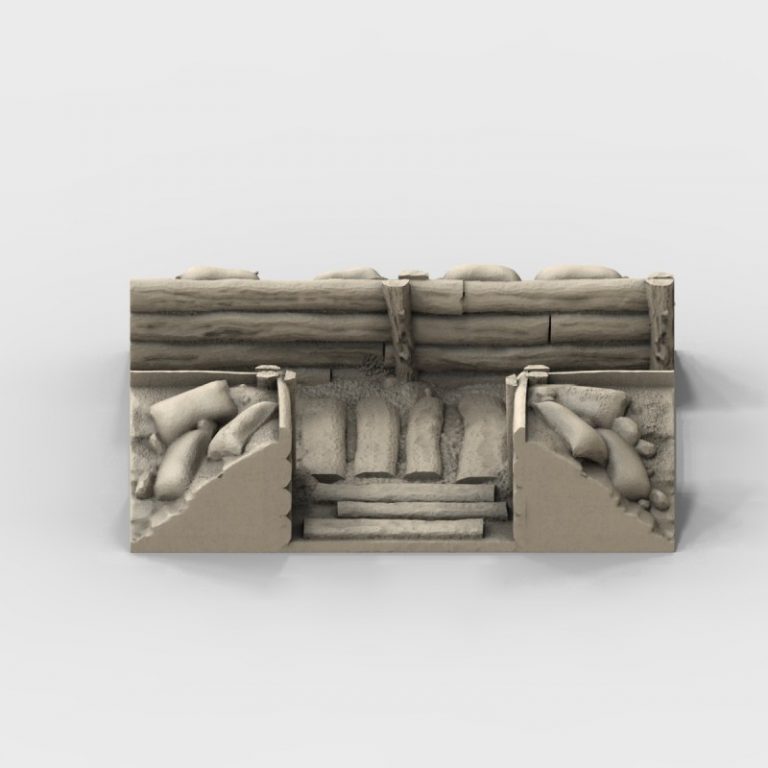 3D Printable WW2 Trenches