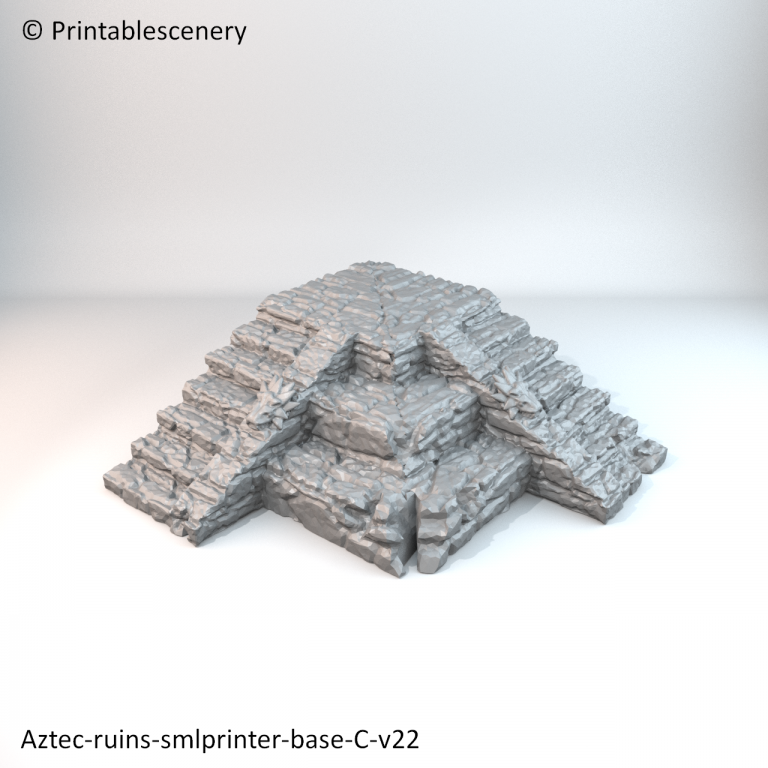 Aztec Ruins - Printable Scenery