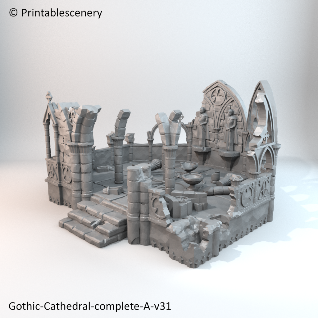 3D Printable Gothic Abby
