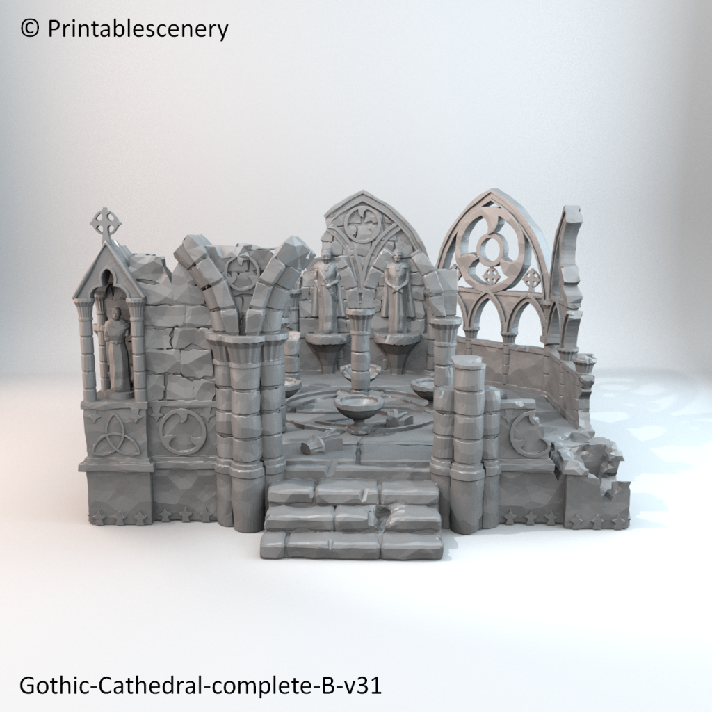 3D Printable Gothic Abby