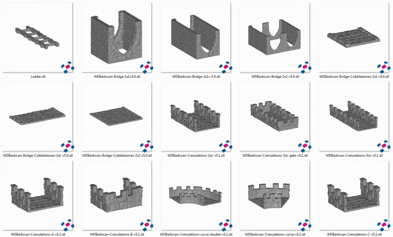 3D Printable The Barbican