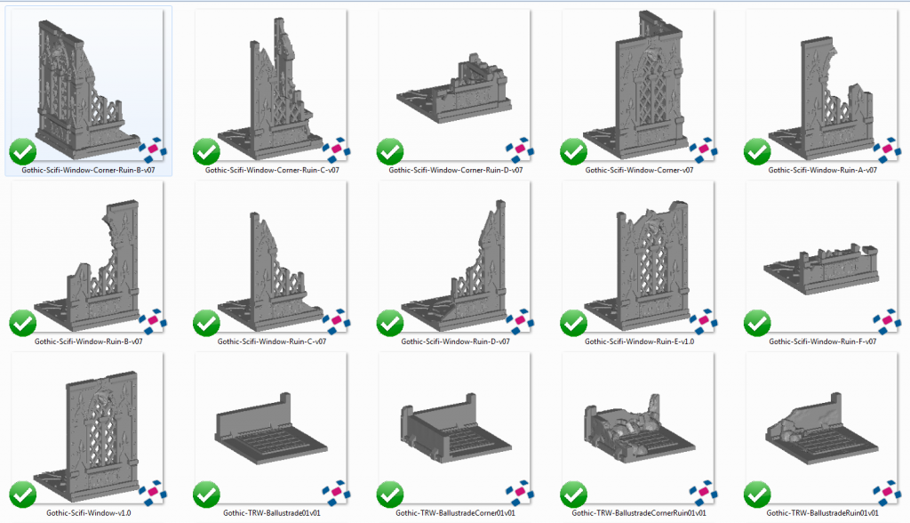 3D Printable Gothic Architecture