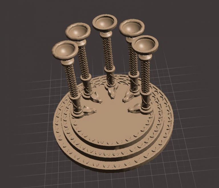 3D Printable Dragon Dais