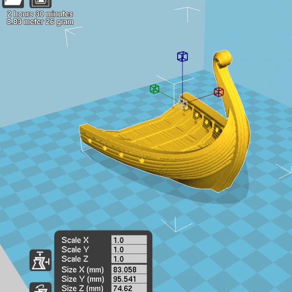 Viking Longship – Printable Scenery