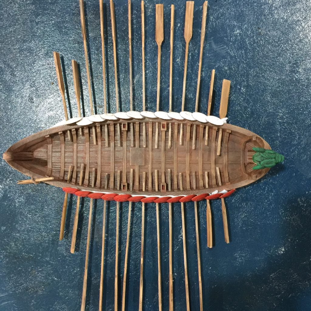 3D Printable Viking Longship. Ready to download and print