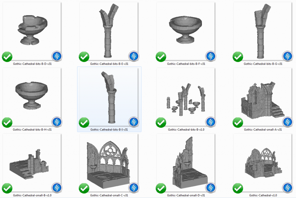 3D Printable Gothic Abby