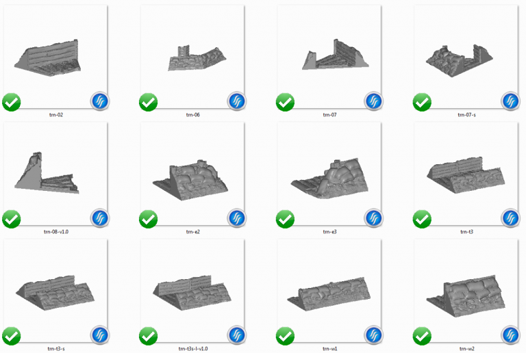 3D Printable WW2 Trenches
