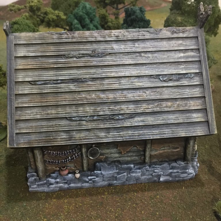 Barbarian House - Printable Scenery