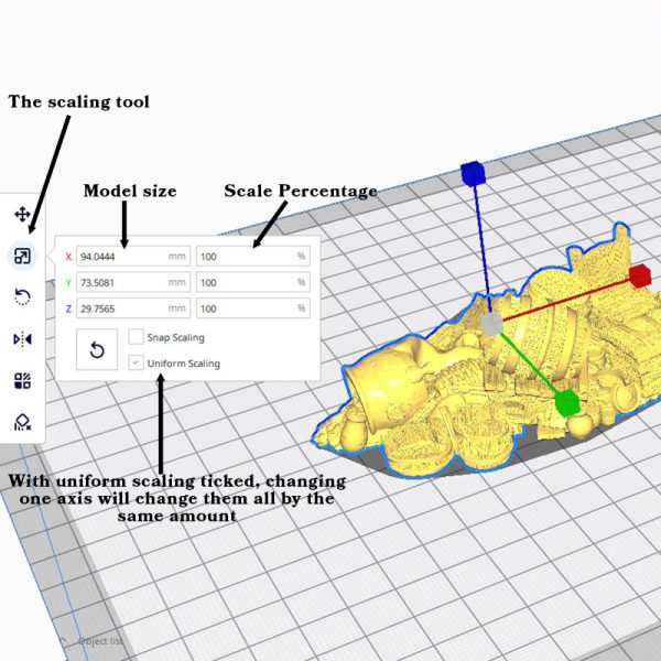 Scaling Printable Scenery Models - Printable Scenery