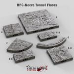 Rampage Necro Wall and Door - Printable Scenery