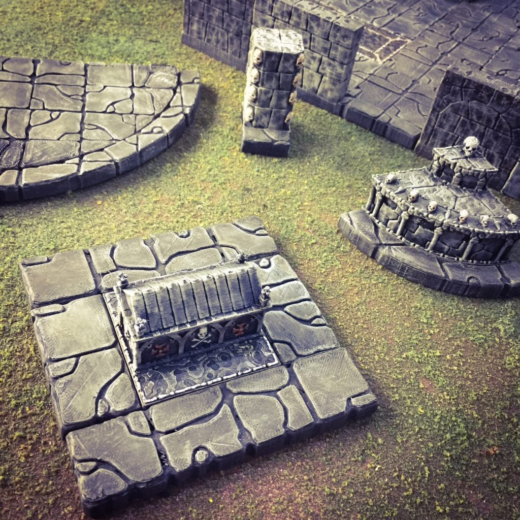 Rampage Dungeon Wall and Floor Bundle - Printable Scenery