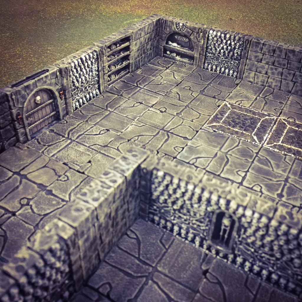 Crypt Walls - Printable Scenery