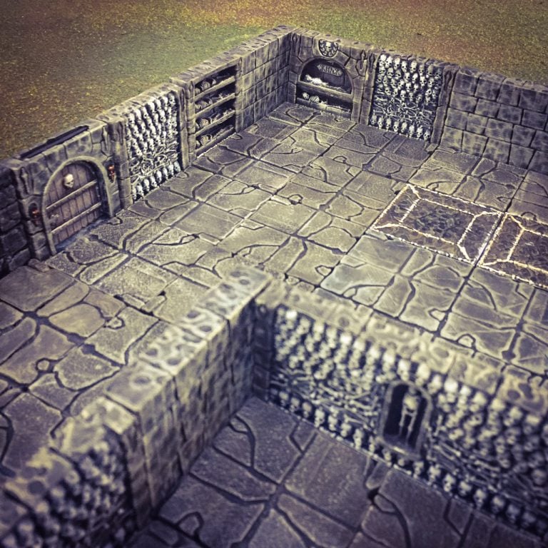Crypt Walls - Printable Scenery