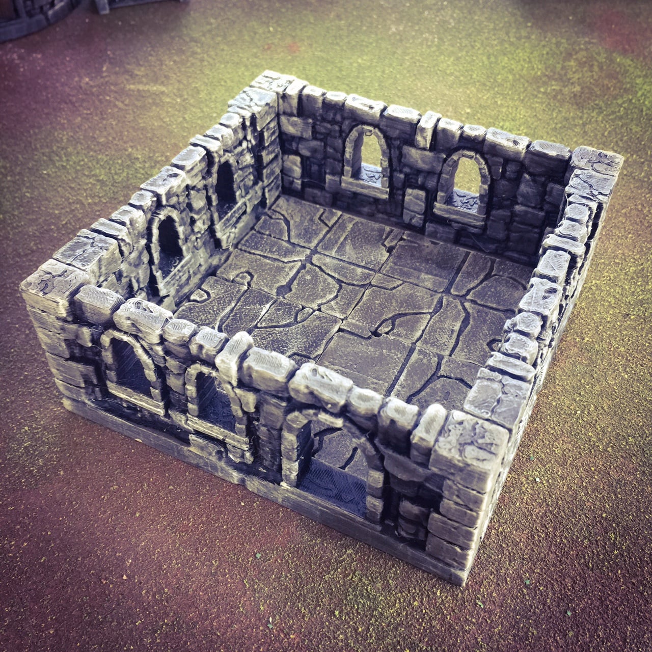 Rampage Stone House - Printable Scenery