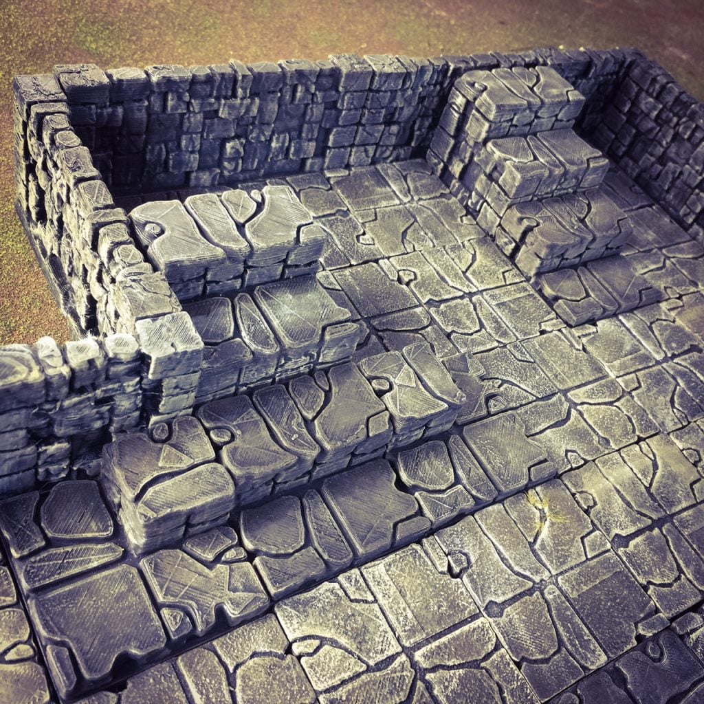 Stone Stairs - Printable Scenery