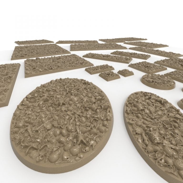 Flat Bases - Printable Scenery